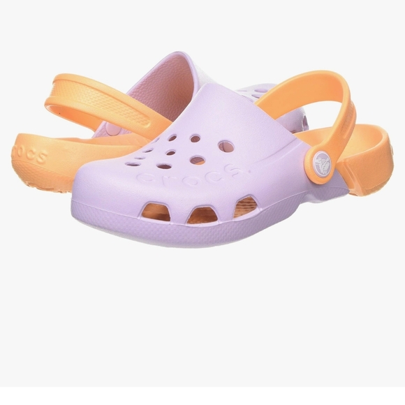 CROCS | Shoes | Crocs Purple And Orange Water Shoes With Ventilation ...